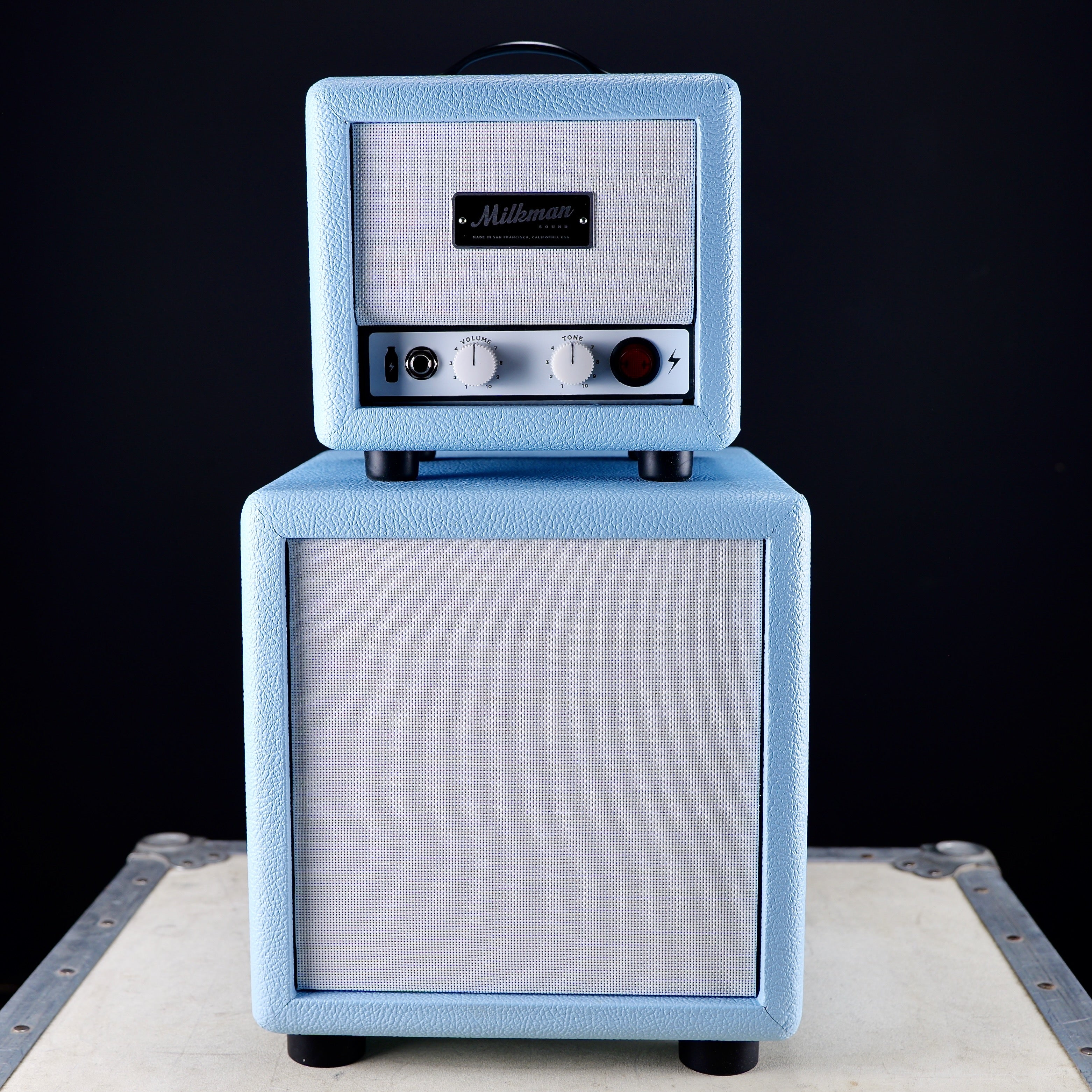 Milkman 5 Watt Ministack Powder Blue – Matt's Guitars