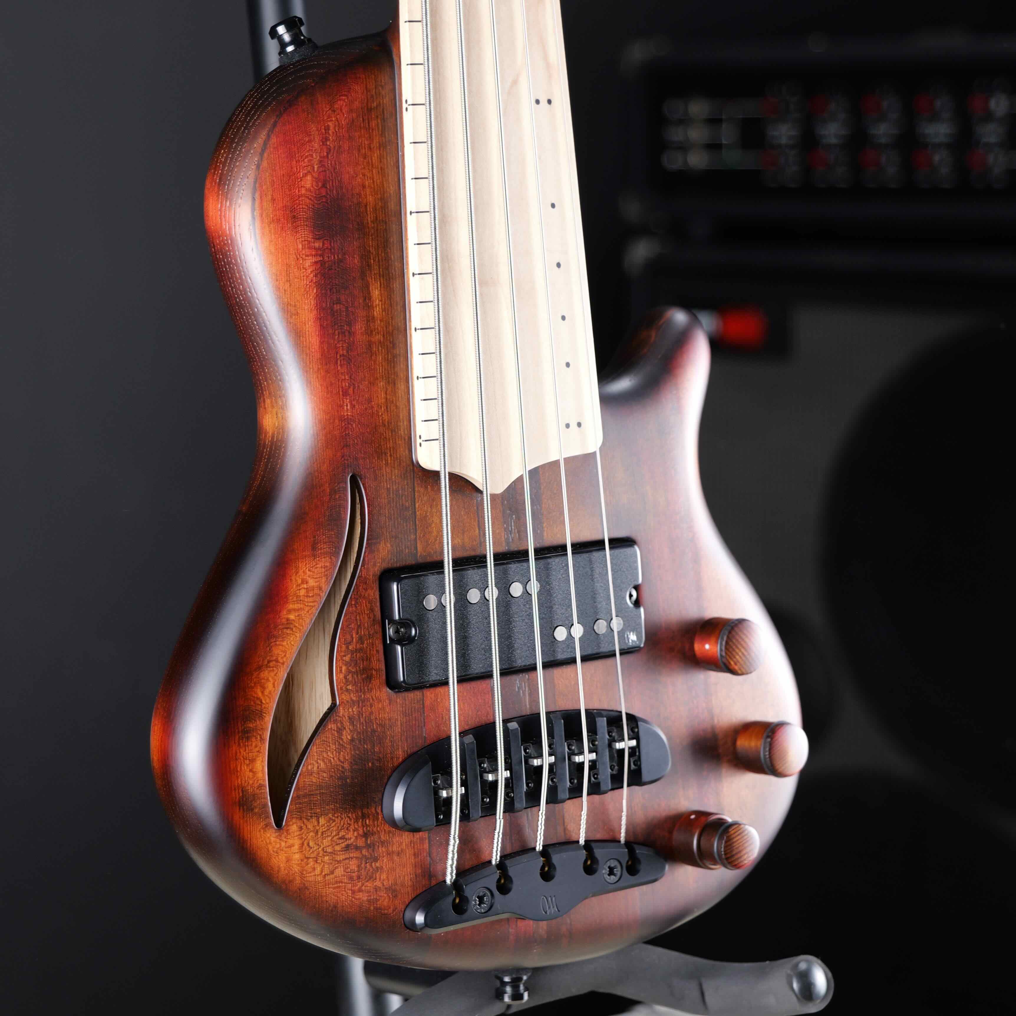 Mayones Cali 5 Fretless Antique Brown Matte – Matt's Guitars
