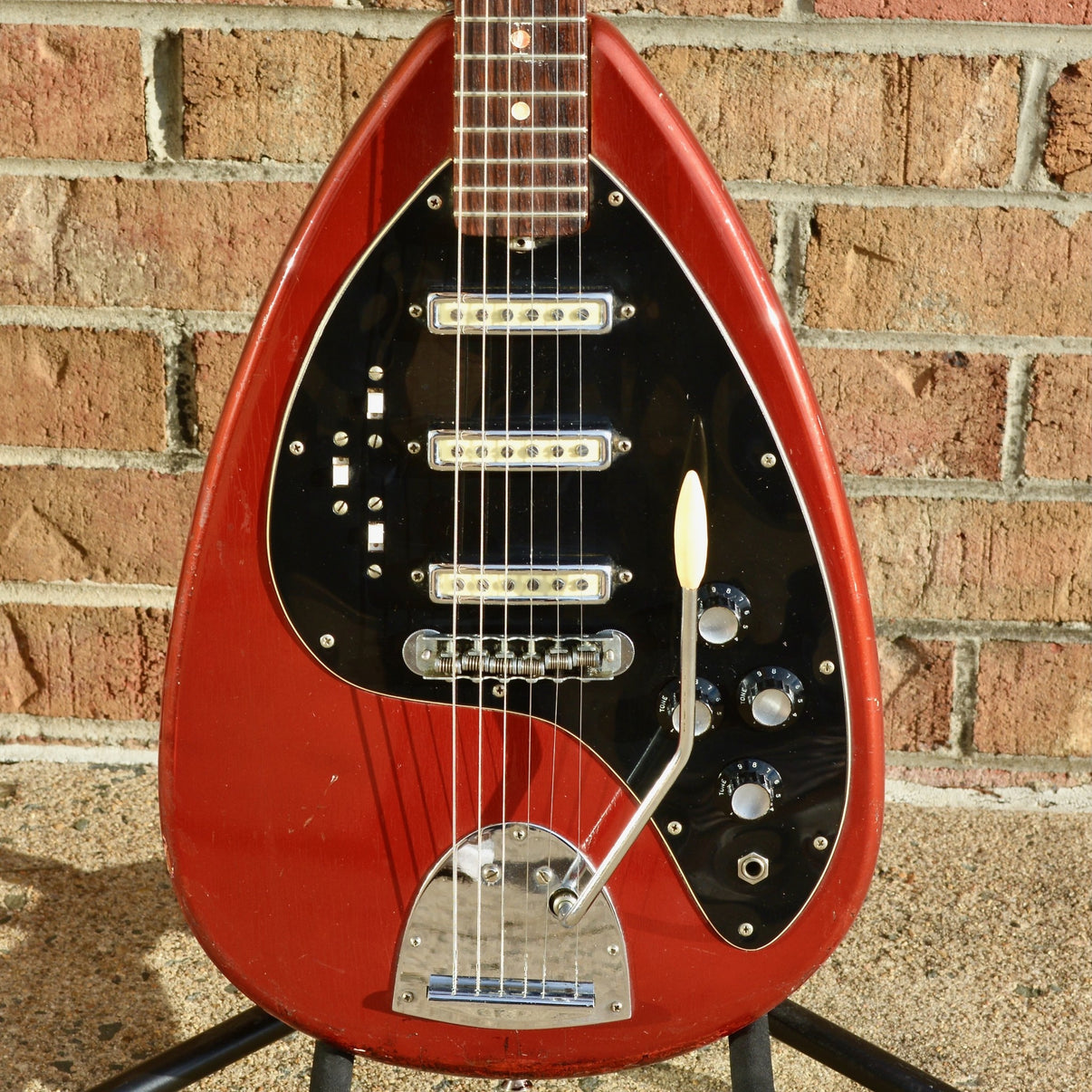 KAPA USED Minstrel Teardrop 1960's Red – Matt's Guitars