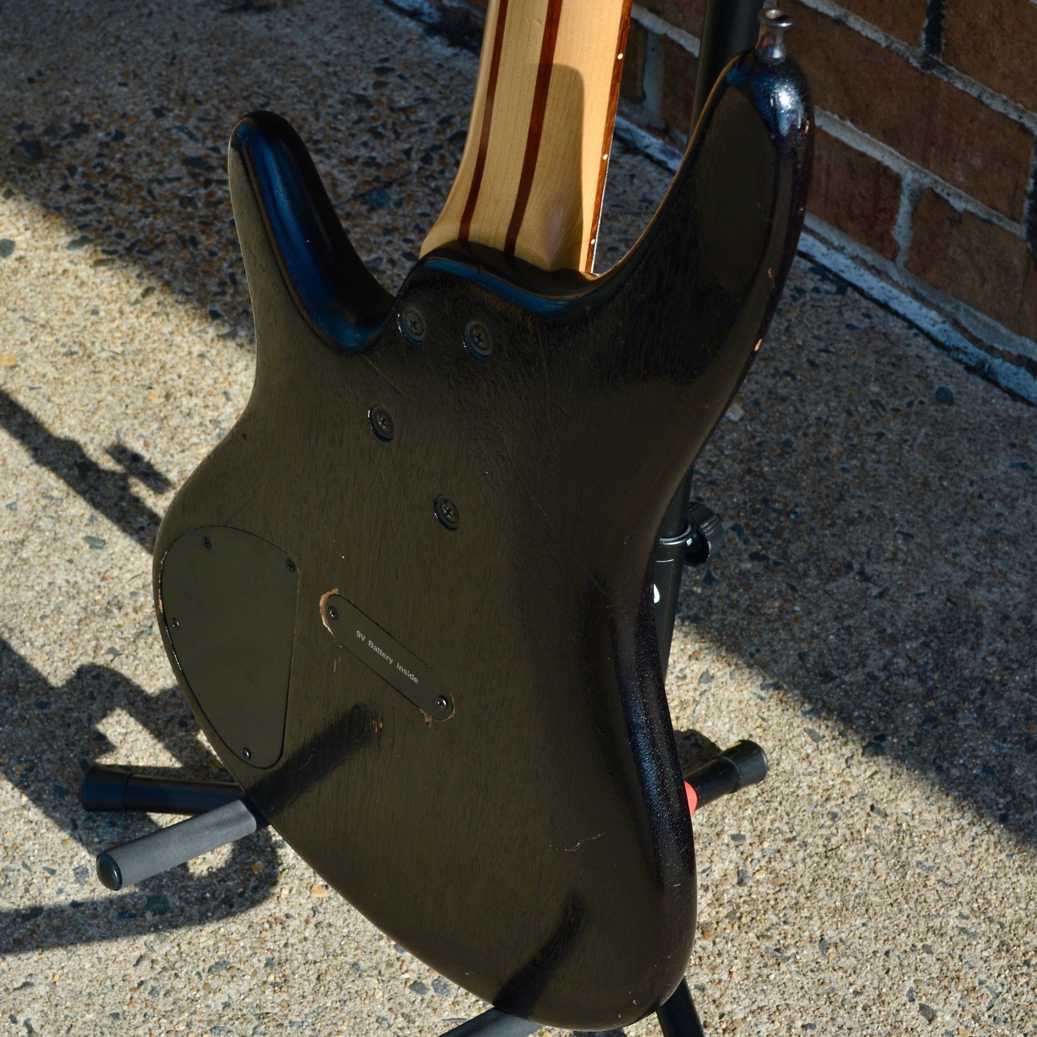 Ibanez USED K5 Bass Fieldy Distressed Black – Matt's Guitars